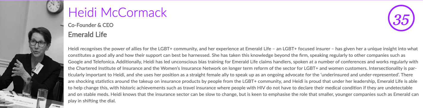 It's Official - We're OUTstanding - Emerald Life